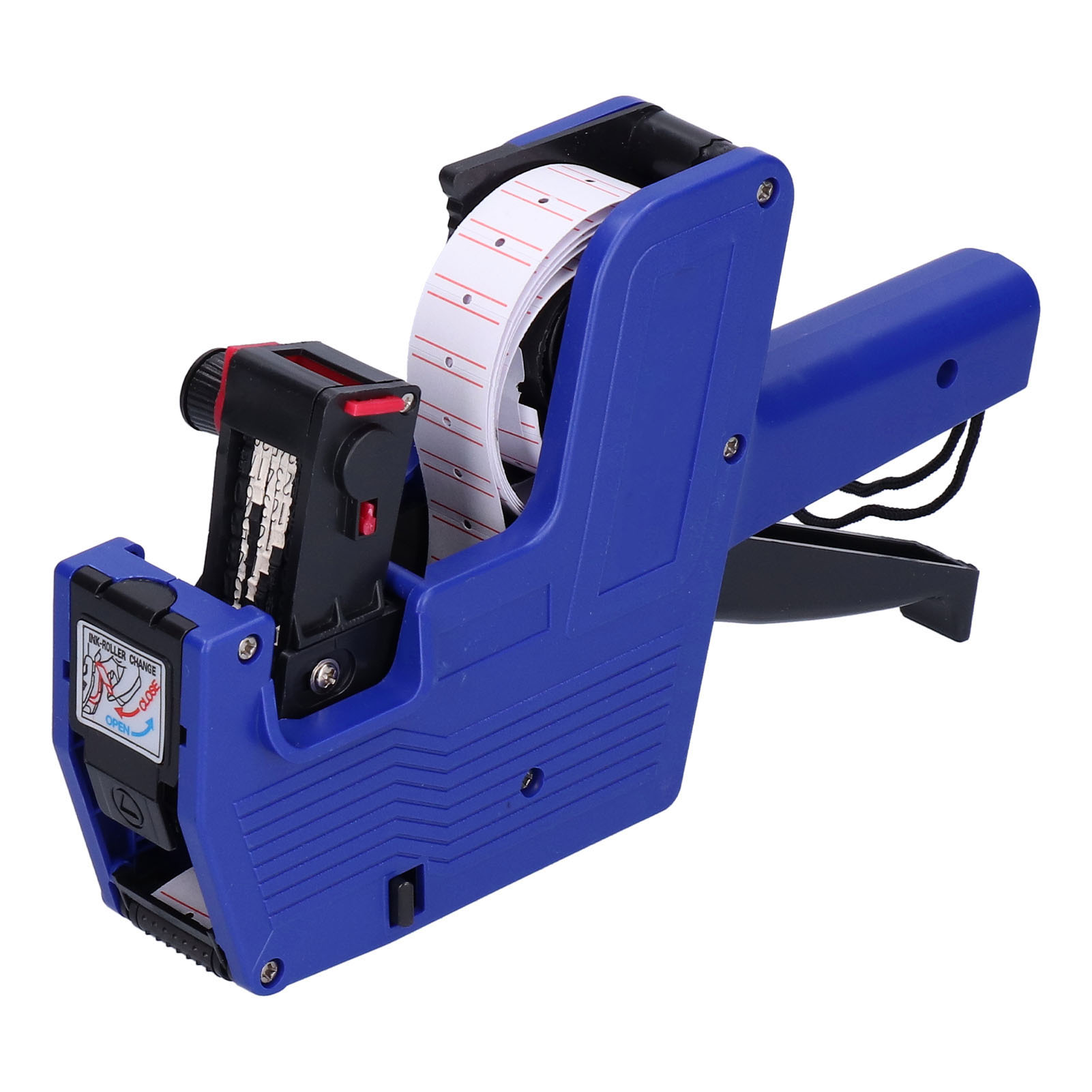 Himeng La Price Tag Coding Machine 8 Digits with 10pcs White Red Lines ...