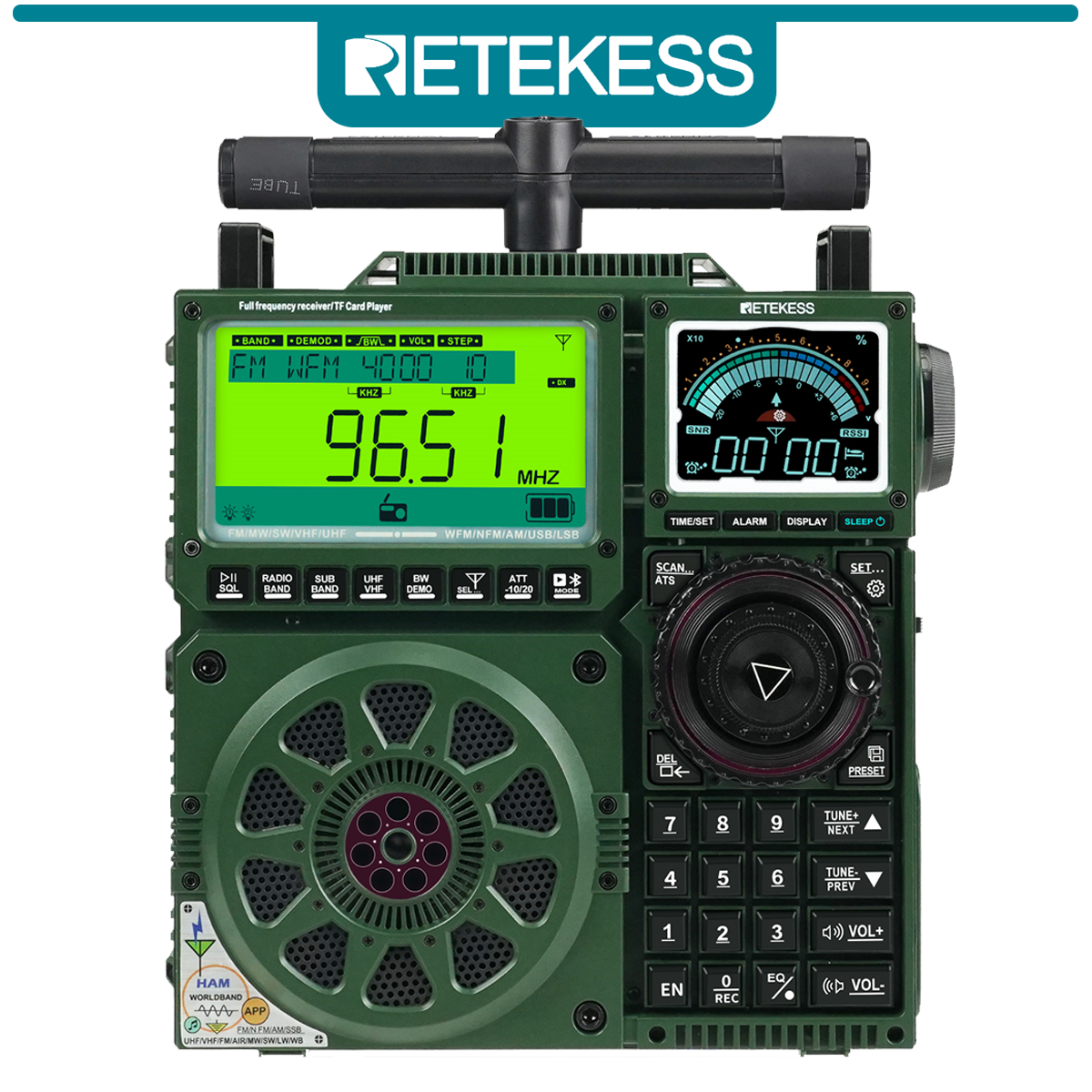 Retekess TR113 DSP Digital Radios Portable AM FM Radio Emergency ...