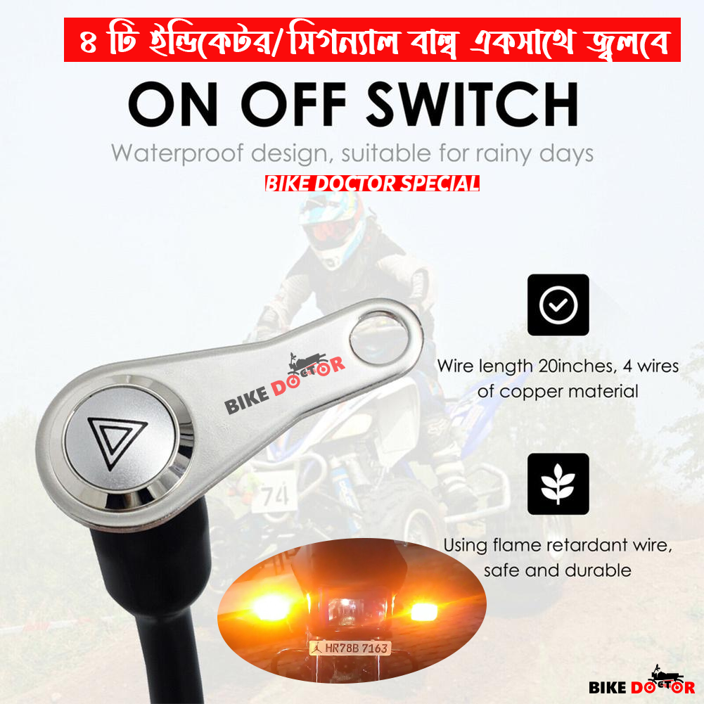 Hazard Emergency Metal Switch LED Red Light Momentary Button For ...