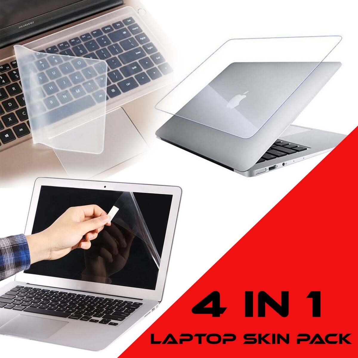 4 in 1/ 15.6 inchi laptop skin pack,.. (15.6 inchi laptop skin ...