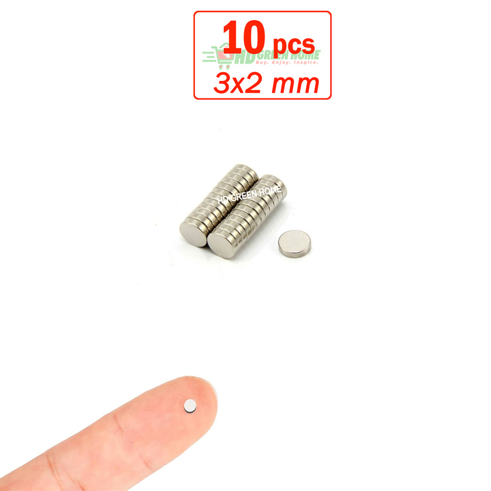 10 pcs x Round 5x2mm/3x2mm Neodymium Magnet Disk N35 NdFeB Rare Earth ...