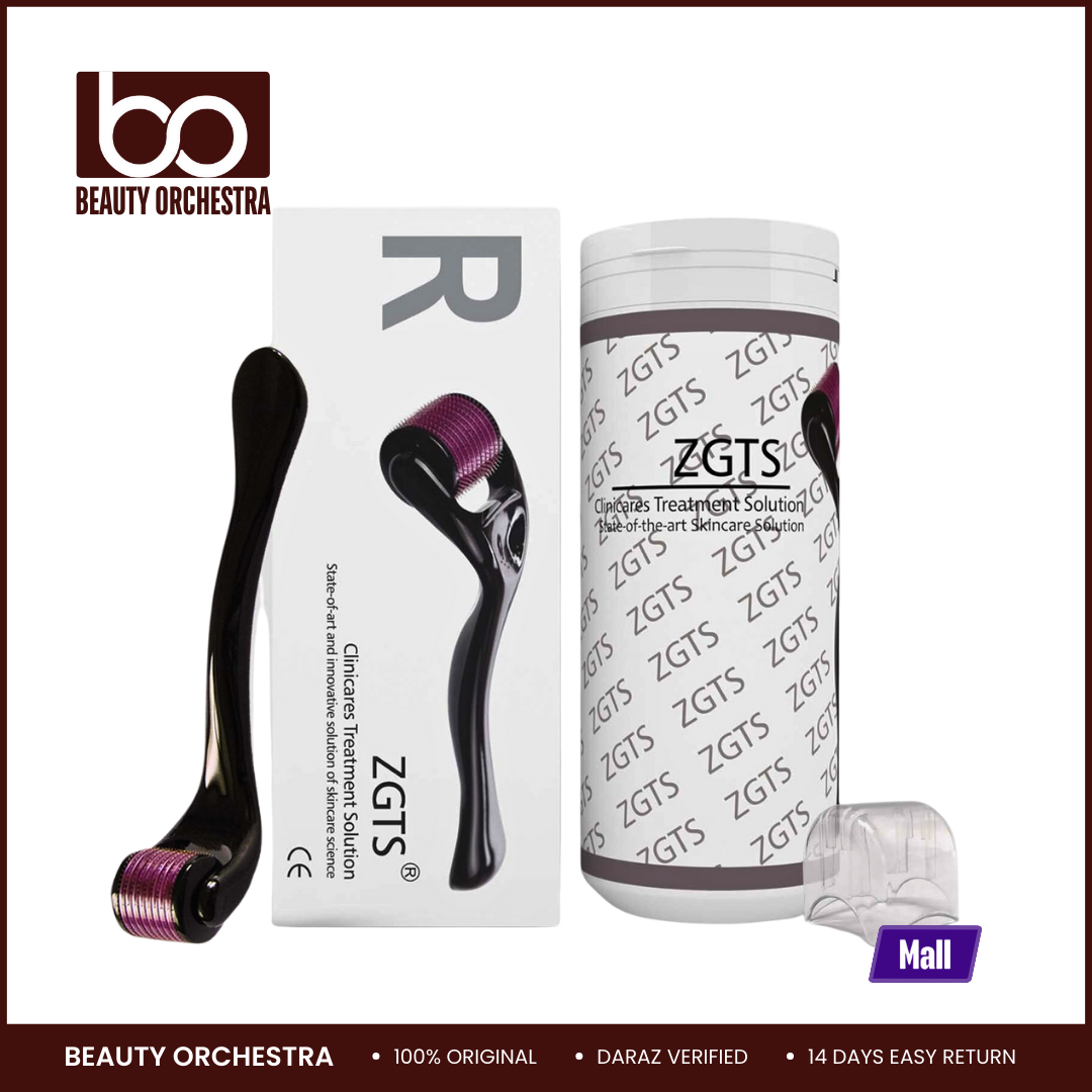 ZGTS Derma Roller System 540 Needles Titanium Alloy Needles Roller for ...