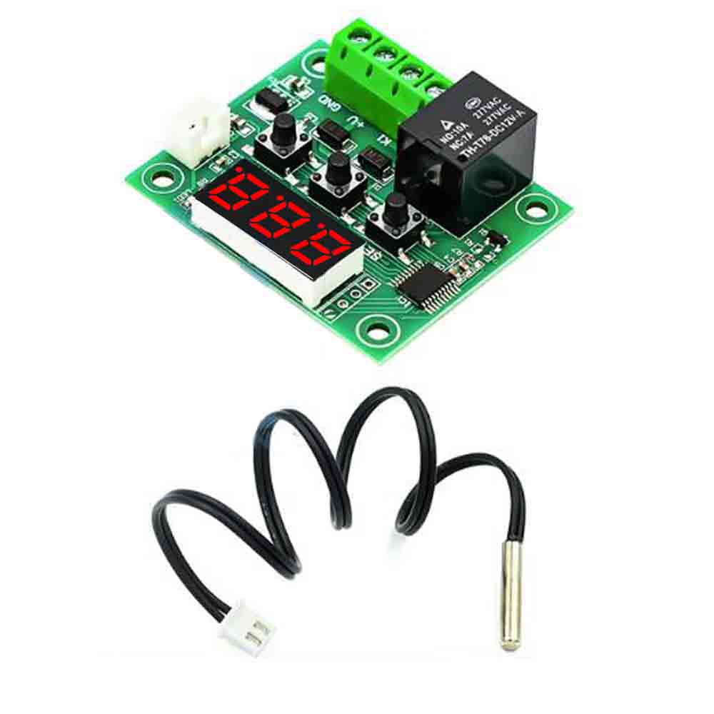 W1209 DC 12V LED Digital Thermostat Temperature Control Thermometer Thermo Controller Switch ...