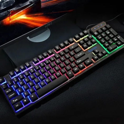 RGB Lighting Gaming Keyboard - Black | Daraz.com.bd