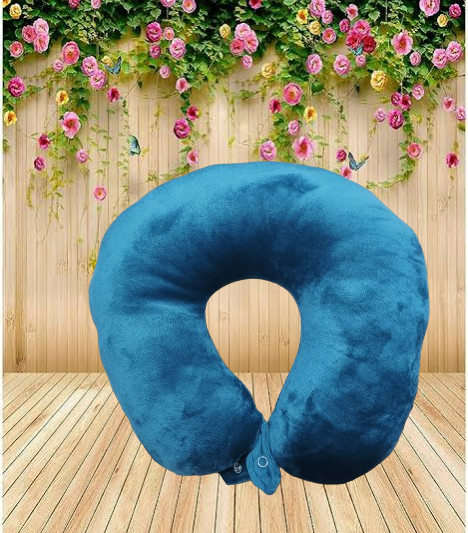 Premium Neck Pillow For Travel - 12 X14 | Daraz.com.bd