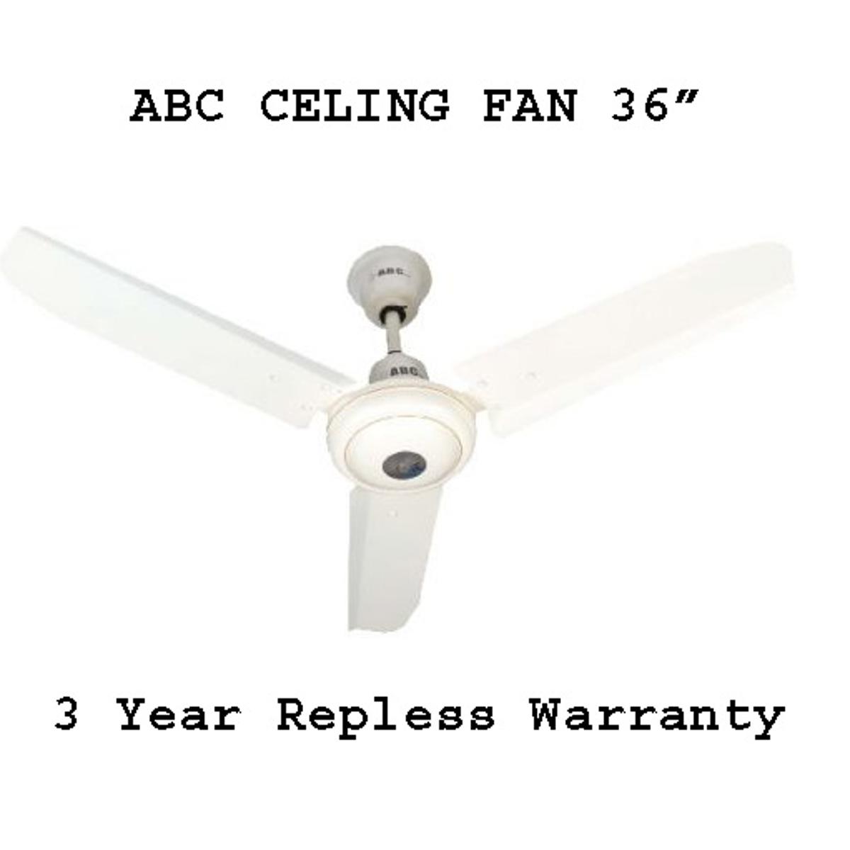 Ceiling Fan ABC 36 inch-3 Year Warranty | Daraz.com.bd