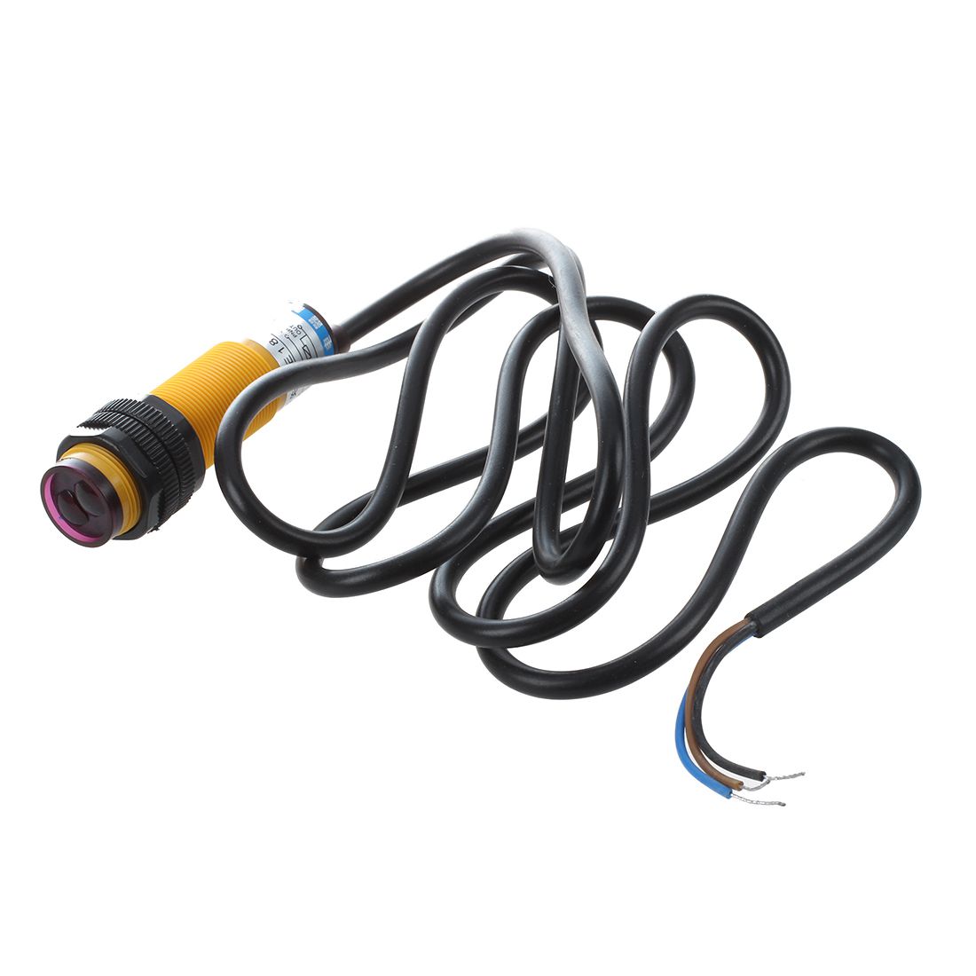 DC 3 Wire 6-36V PNP IR Photoelectric Sensor Switch 30cm E18-B03P1 ...