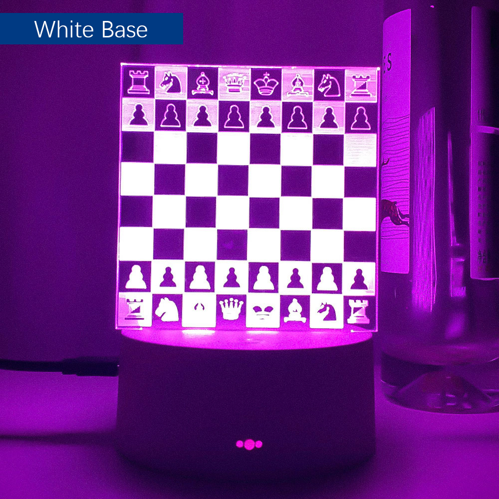 Game Of Chess 3d Hologram Lighting Decorative Desk Lamp For Indoor ...