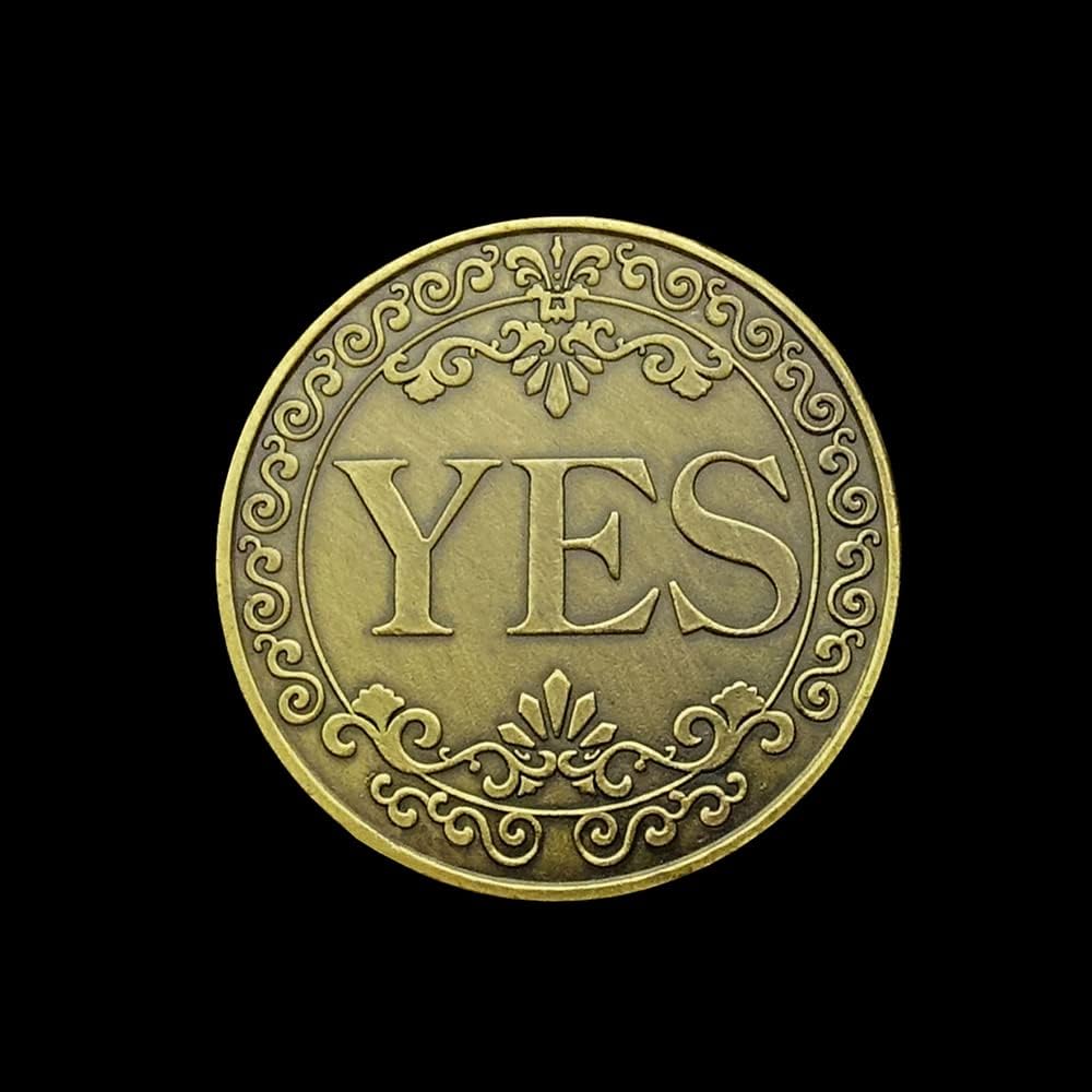 Indecisive Person Gift Yes No Decision Coin - Stainless Steel Challenge ...