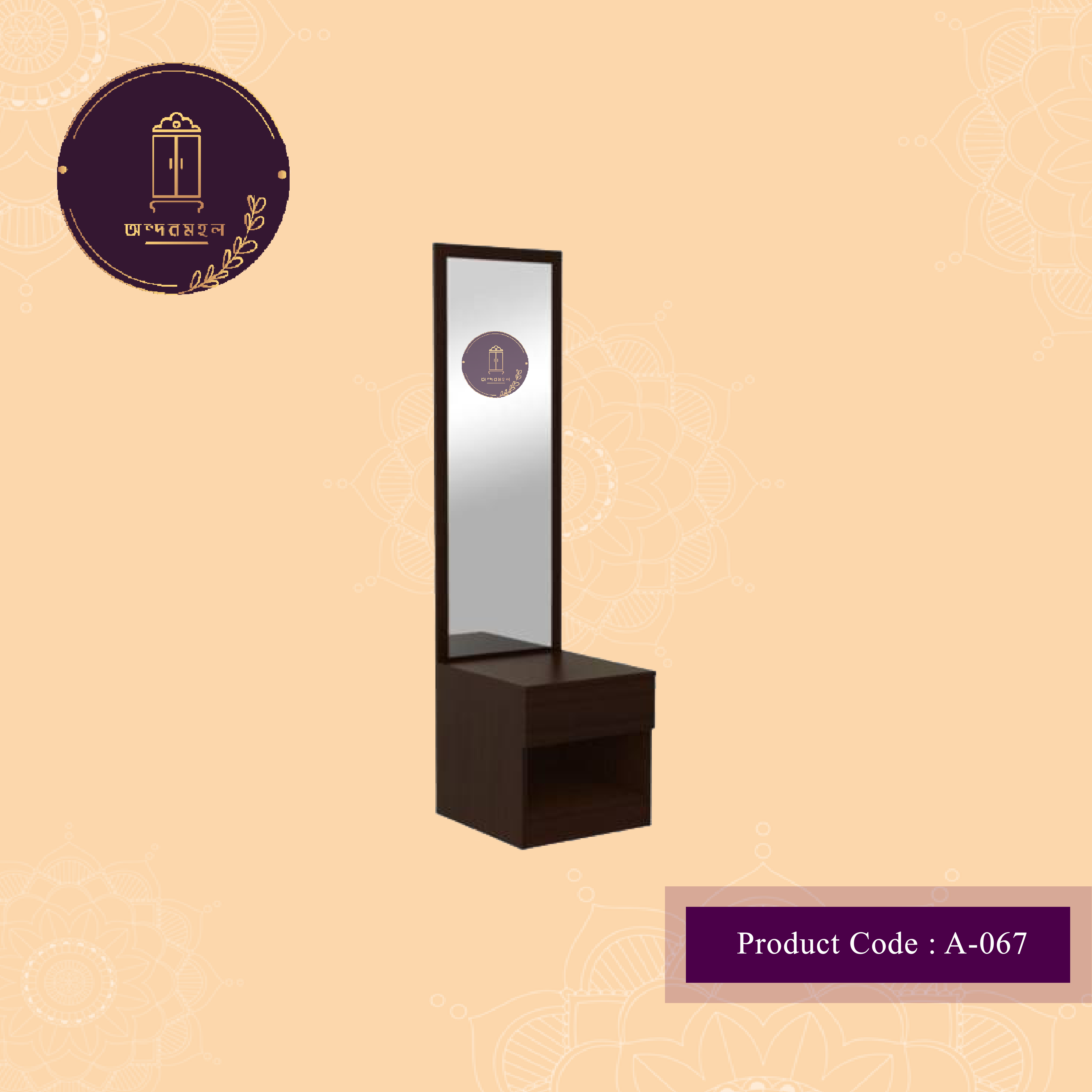 Andormahal Sleek Stylish Dressing Table Made of Melamine Laminated ...