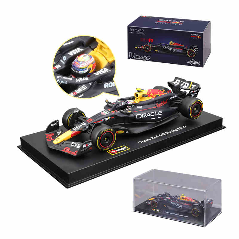 Model Bburago 1:43 Red Bull Racing RB20 F1 # 1. Verstappen # 11 Perez ...