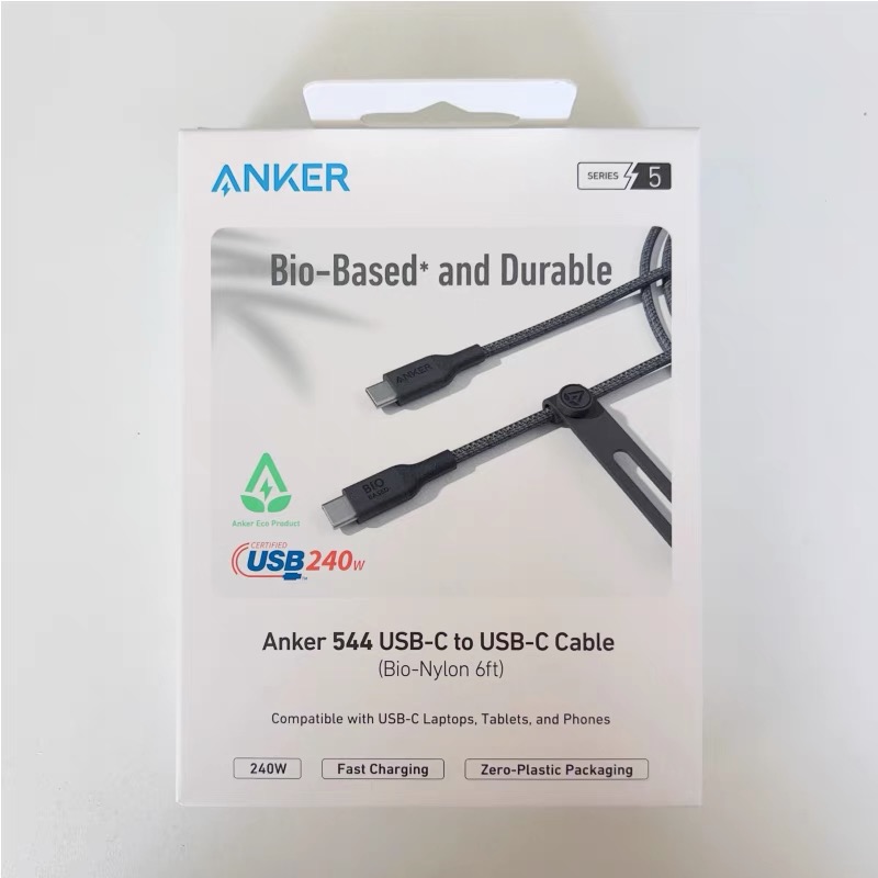 Anker 544 USB C to USB C Cable 240W 6ft Fast Charge For iphone 15 ...