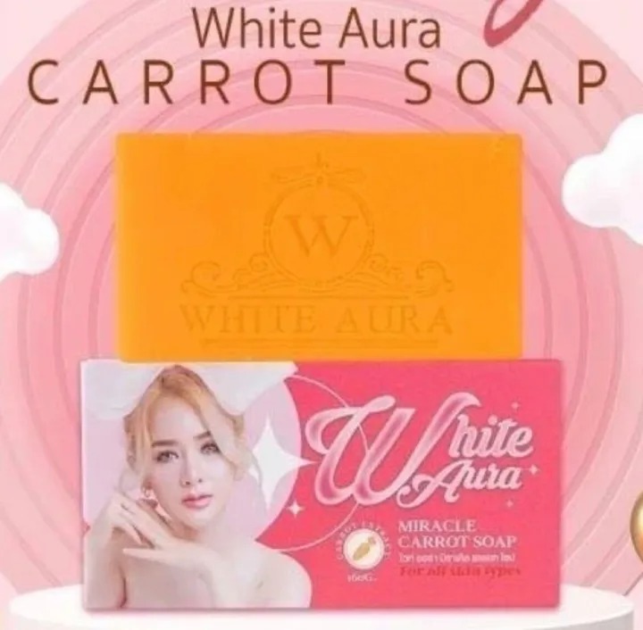 White Aura Miracle Carrot Soap Revealing Radiant Skin Dark Spots Skin ...