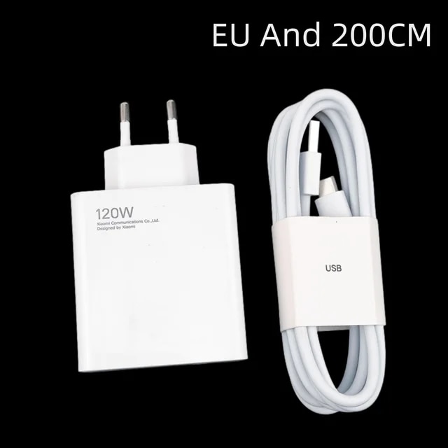 Genuine Xiaomi 12T Pro Charger 120W Fast Gan Turbo HyperCharge Adapter ...