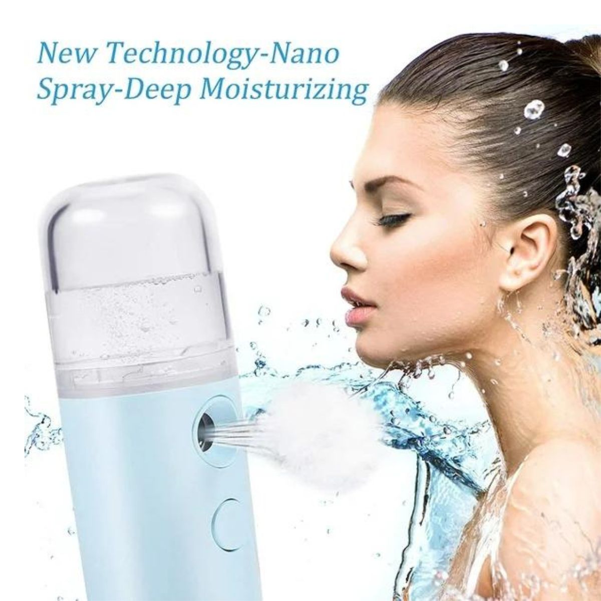 Portable Mini Mist Spray Facial Moisturizing Face Humidifier Water ...