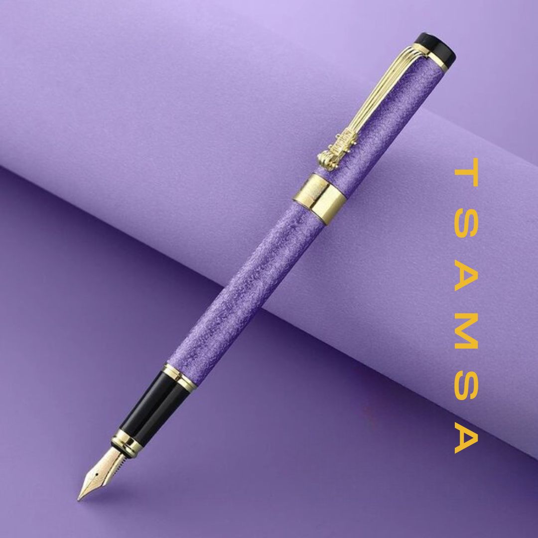 Metal Ink Fountain Pen Luxury Dragon 6006 Crystal Diamond Business Men ...