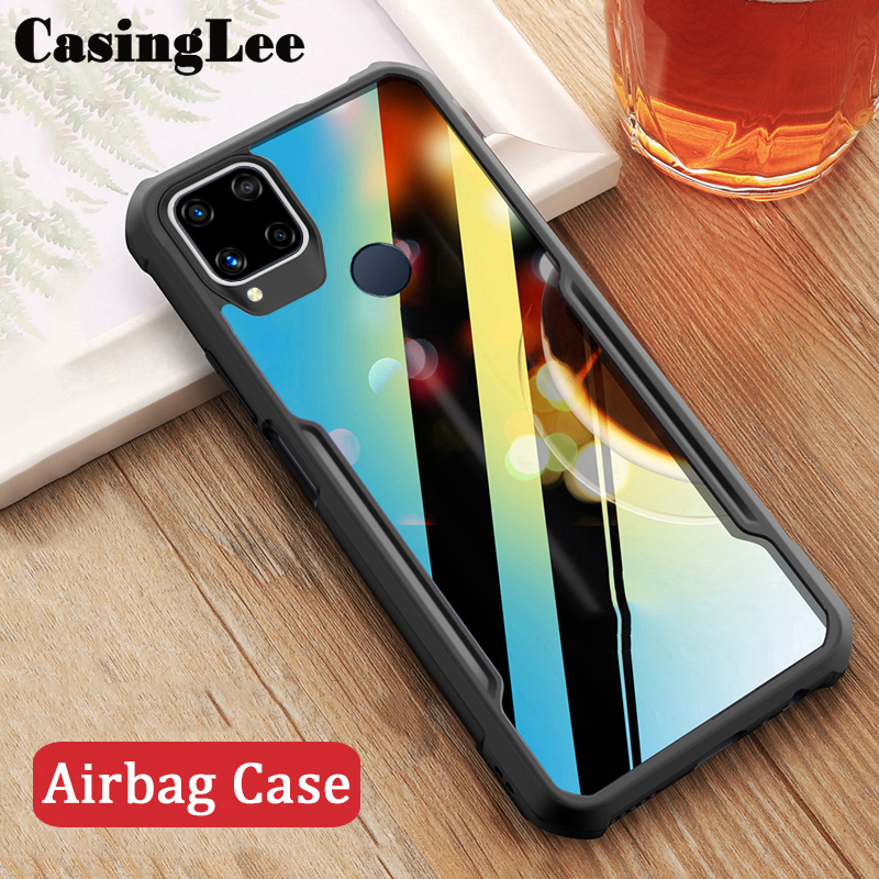 Casinglee for Realme C25S case Transparent clear Airbag protector Soft ...