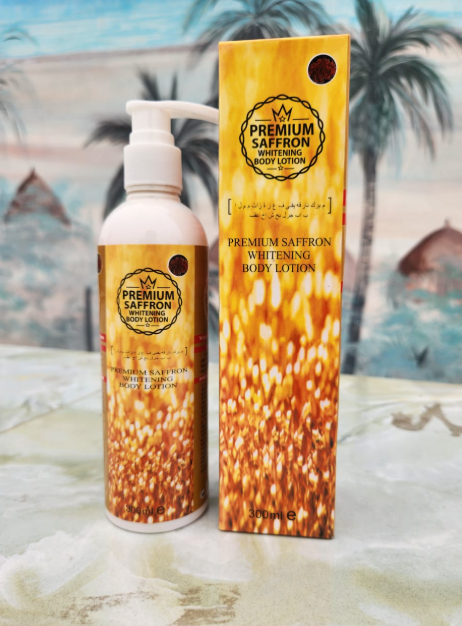 Premium Saffron Body Whitening Lotion-300 ML | Daraz.com.bd