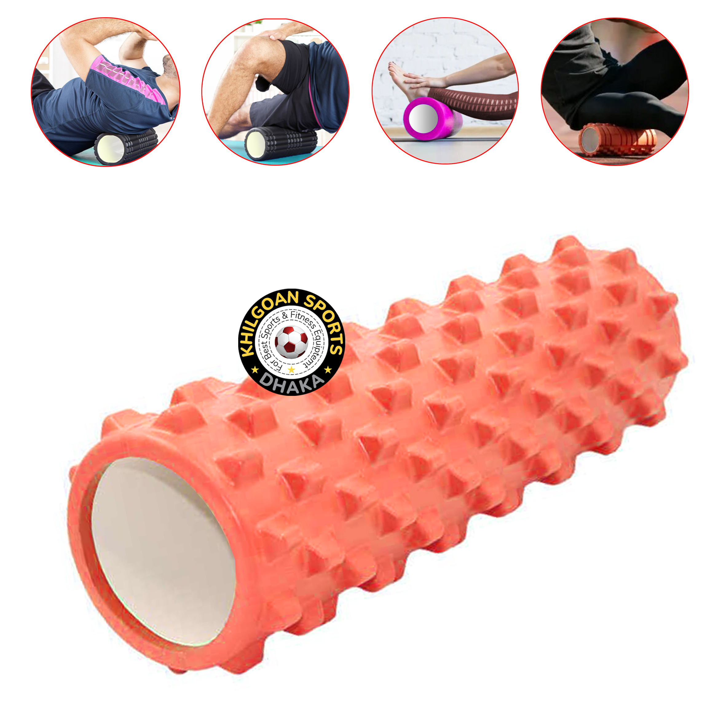 Roller Foam 13" - Spike - Red | Daraz.com.bd