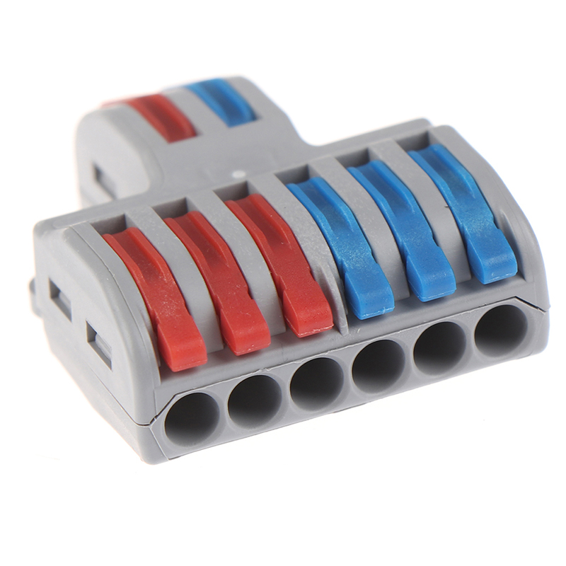 Spring Lever Terminal Block Electric Cable Wire Connector PCT-222 SPL ...