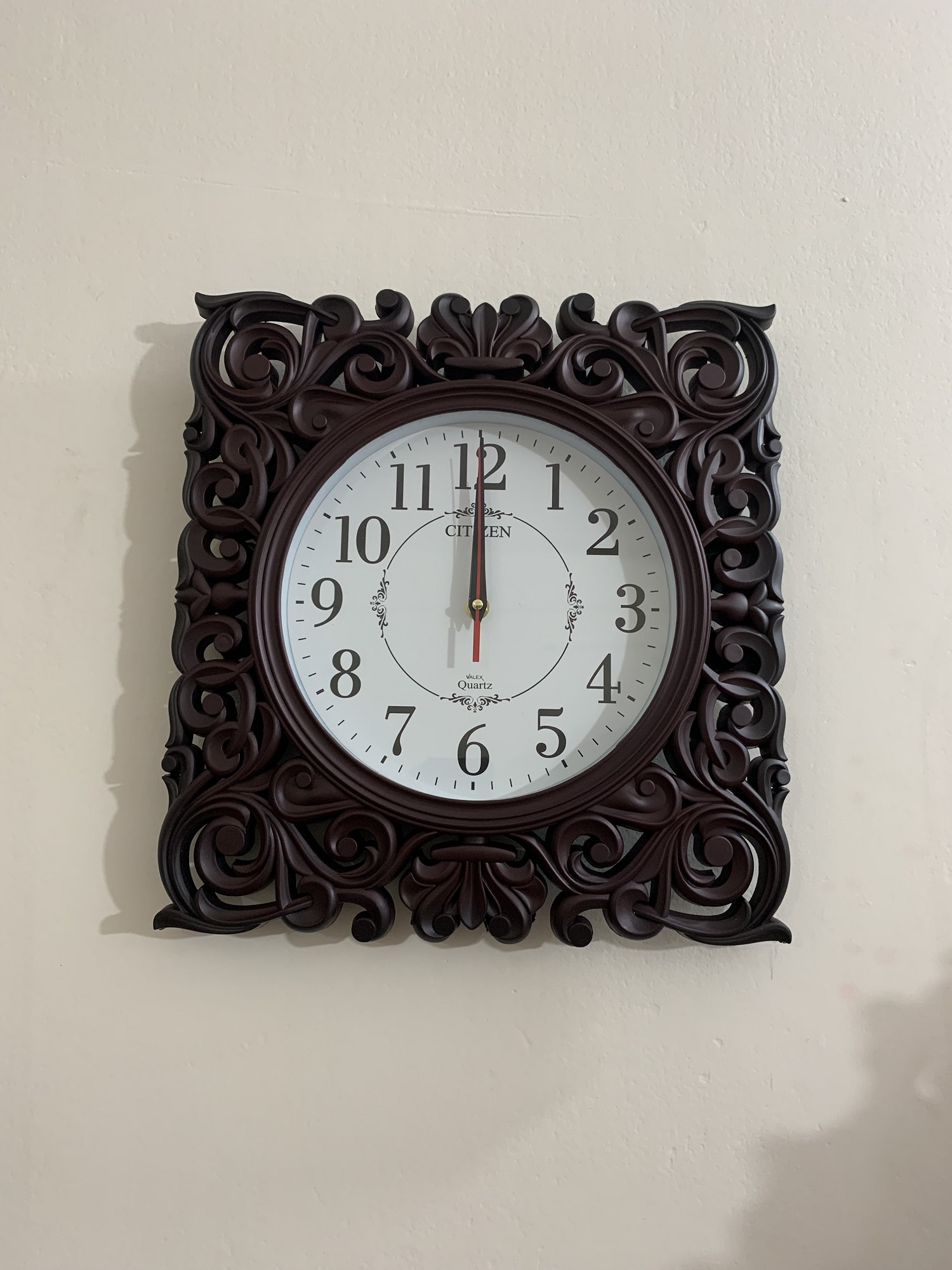 Vintage Fiber Made Citizen Decorative Wall Clock - 32cm | Daraz.com.bd