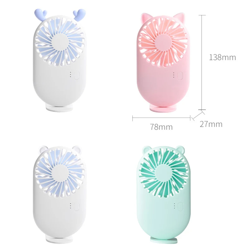 Pocket Fan USB Charging Mini Fan – Handheld and Desktop Silent Portable ...