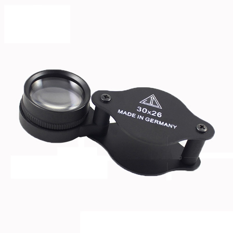 All-Optical Handheld Magnifier 30X26 Zeiss Lens Magnifying Glass Black ...
