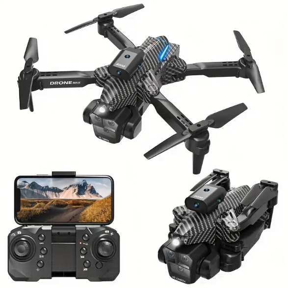 Brushless Motor Obstacle Avoidance UAV New Mini Drone 4K Profesional ...