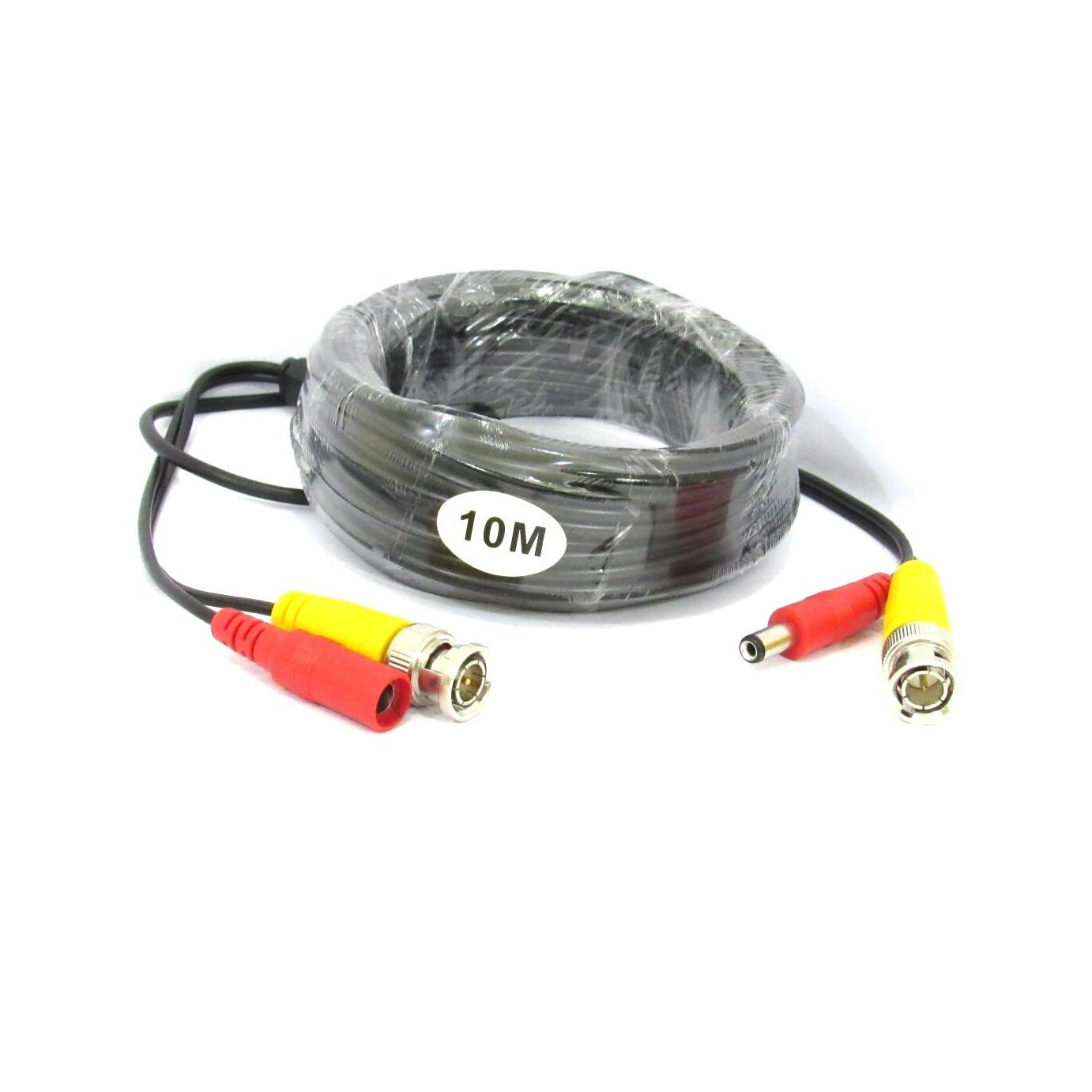 10 Meter CCTV Ready Cable With Power & BNC Jack | Daraz.com.bd