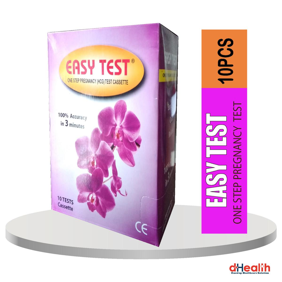 Easy Test Pregnancy Cassette / Easy Test Pregnancy Strip - 10 Pcs (Full ...