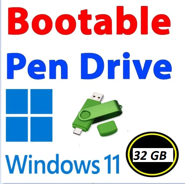 Windows 11 Bootable Pendrive Usb Flash Drive - Easily Install Windows ...