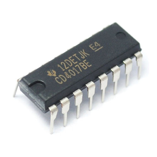 CD4017 CD4017BE 4017 DIP - 16 CMOS Decade counter IC Divider Decimal ...