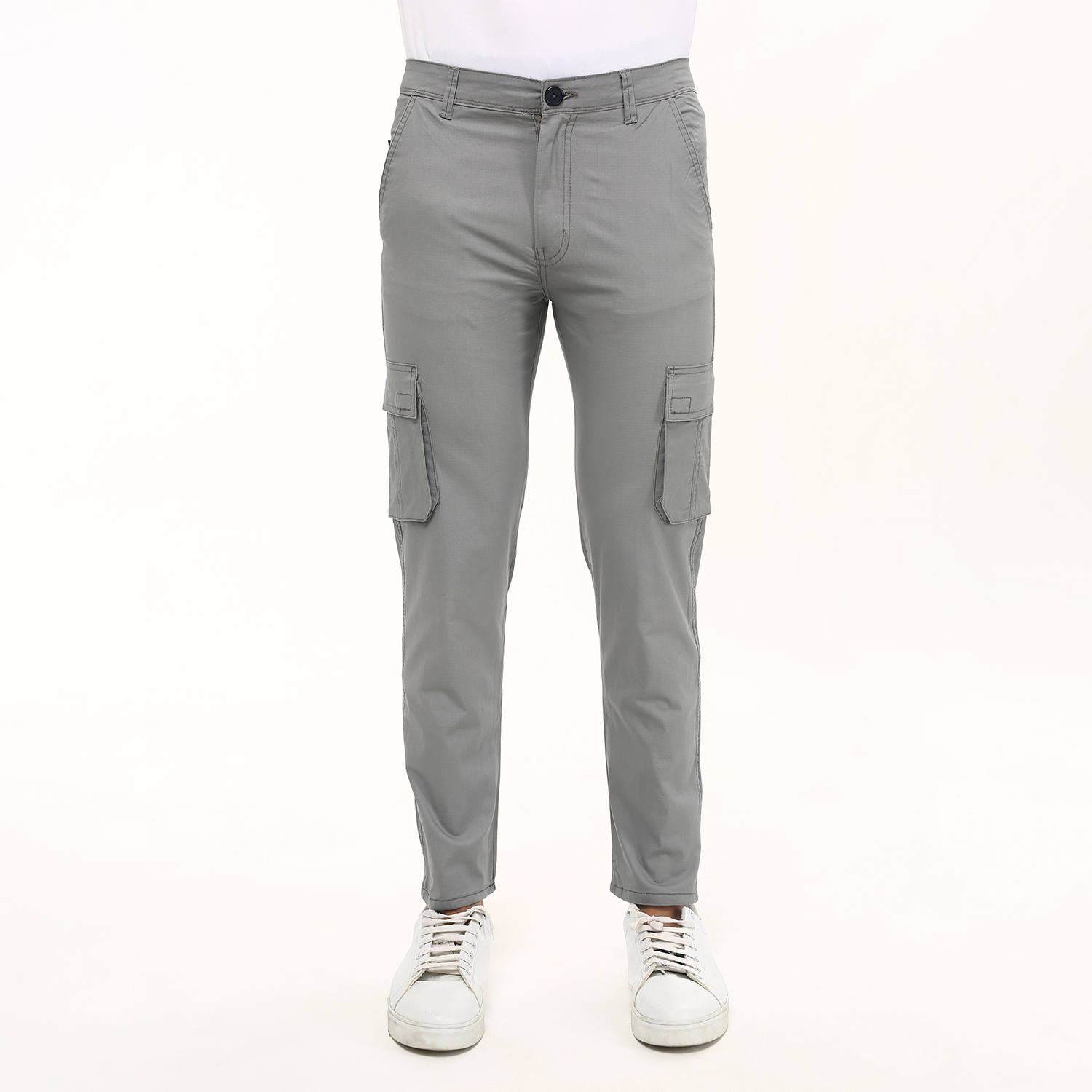 Cargo Mobile pant Silver Color Stretch Casual Six pocket Cargo Pant for ...