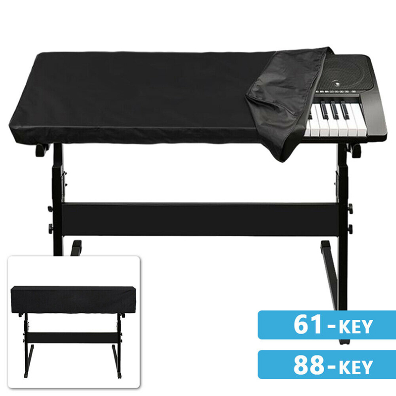 Black keyboard cover hood bag Dust cover 61/88 piano keyboard | Daraz ...