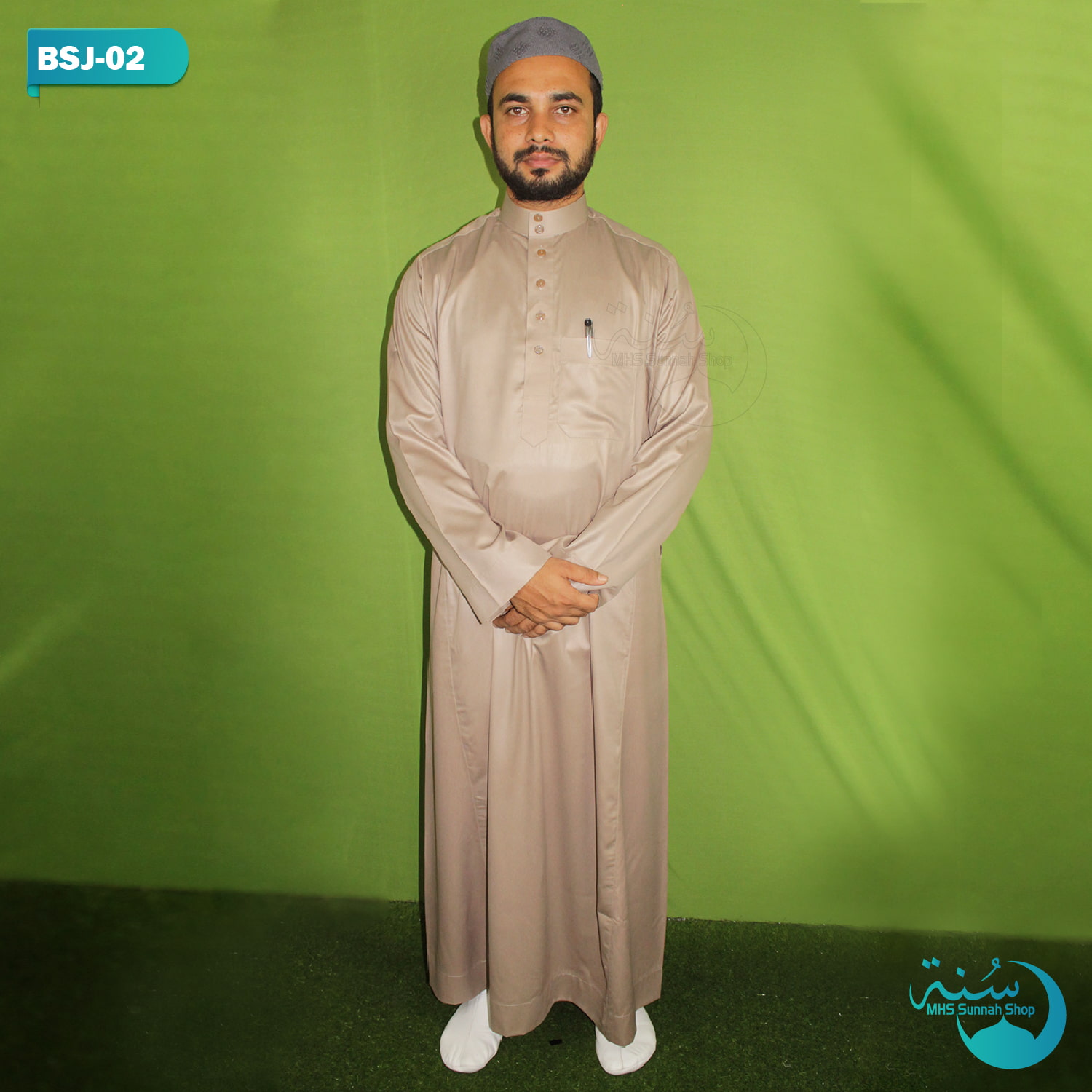 Brown Color Muslim Clothing Thobe || Korean Micro Torre Fabric Saudi ...