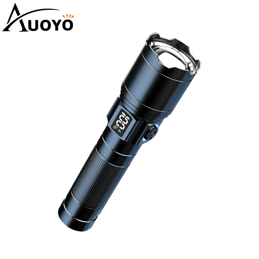 Auoyo Flashlight Outdoor Flashlight LED Powerful Flashlight Torch Light ...