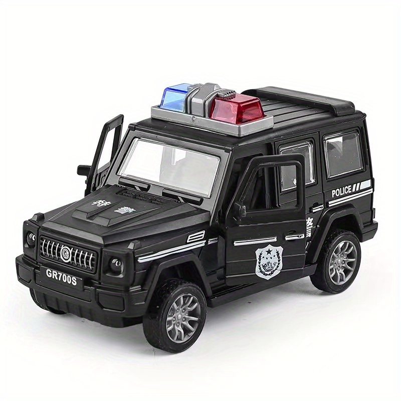 Toy Car Inertia Drop Resistant Openable Door Police Car Fire Truck ...