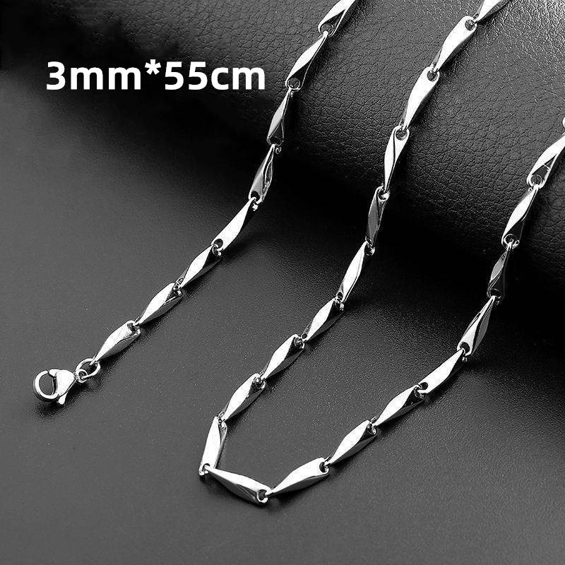 XL Stainless Steel Necklace Box Decorative Men's and Women's Korean ...