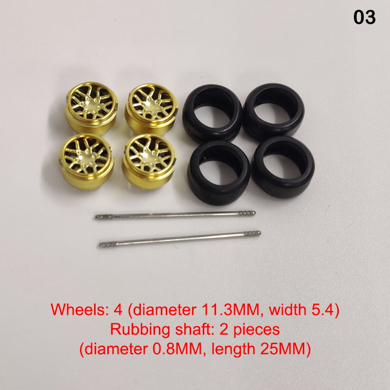 （New）4pc/et 1:64 cale Wheel For Hotwheel Rubber Tire Model Car Modified ...