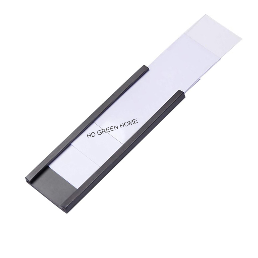 Magnetic Label Holder with Paper Card and Plastic Protector C-Channel ...