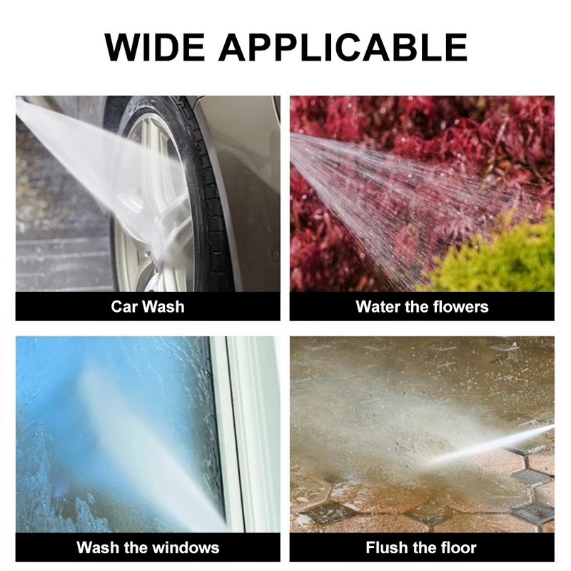 Copper High Pressure Water Spray Nozzle Water Jet Pipe Connector Garden ...