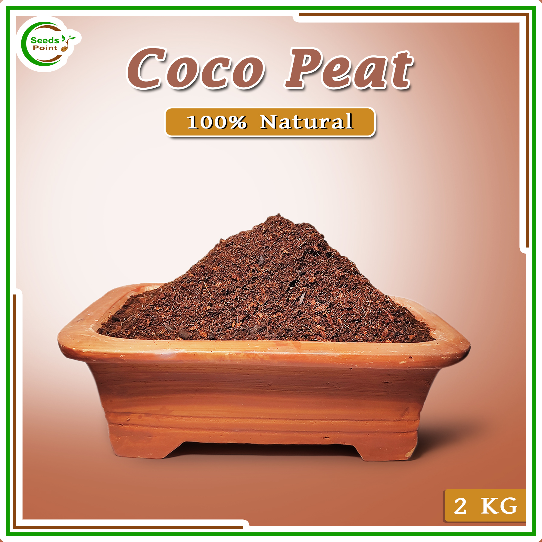Coco Peat / Coir Peat Premium - 2 kg | Daraz.com.bd