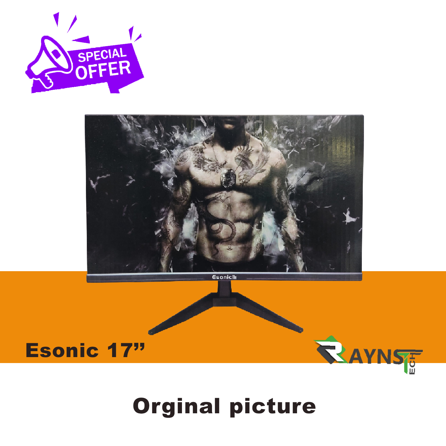 Esonic 19 Inch LED Monitor With HDMI Port. 19ELMW Stylish Monitor For ...