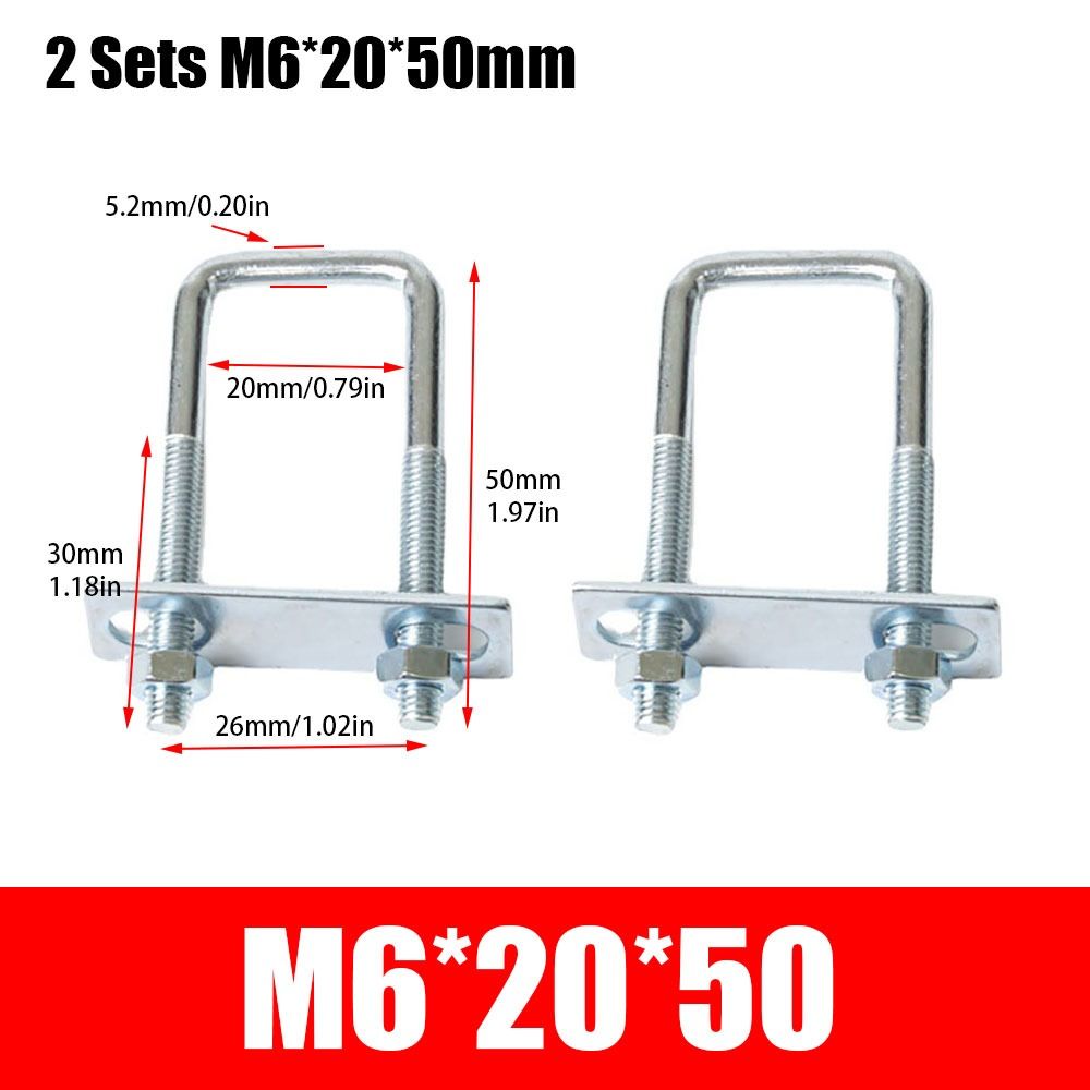2Sets Durable 304 Stainless Steel Square Clamp With Baffle Right Angle ...