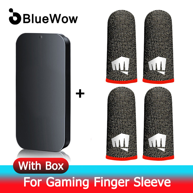 [Sliver+Carbon Fiber] BlueWow Finger Sleeve Gaming Superconducting ...