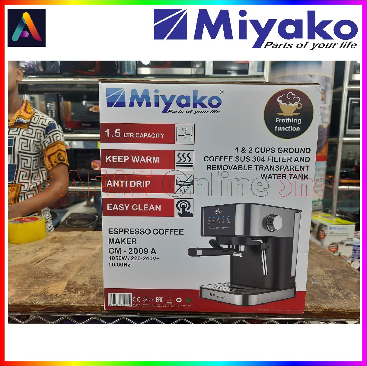 Miyako Electric Espresso Coffee Machine | Miyako Electric Espresso ...