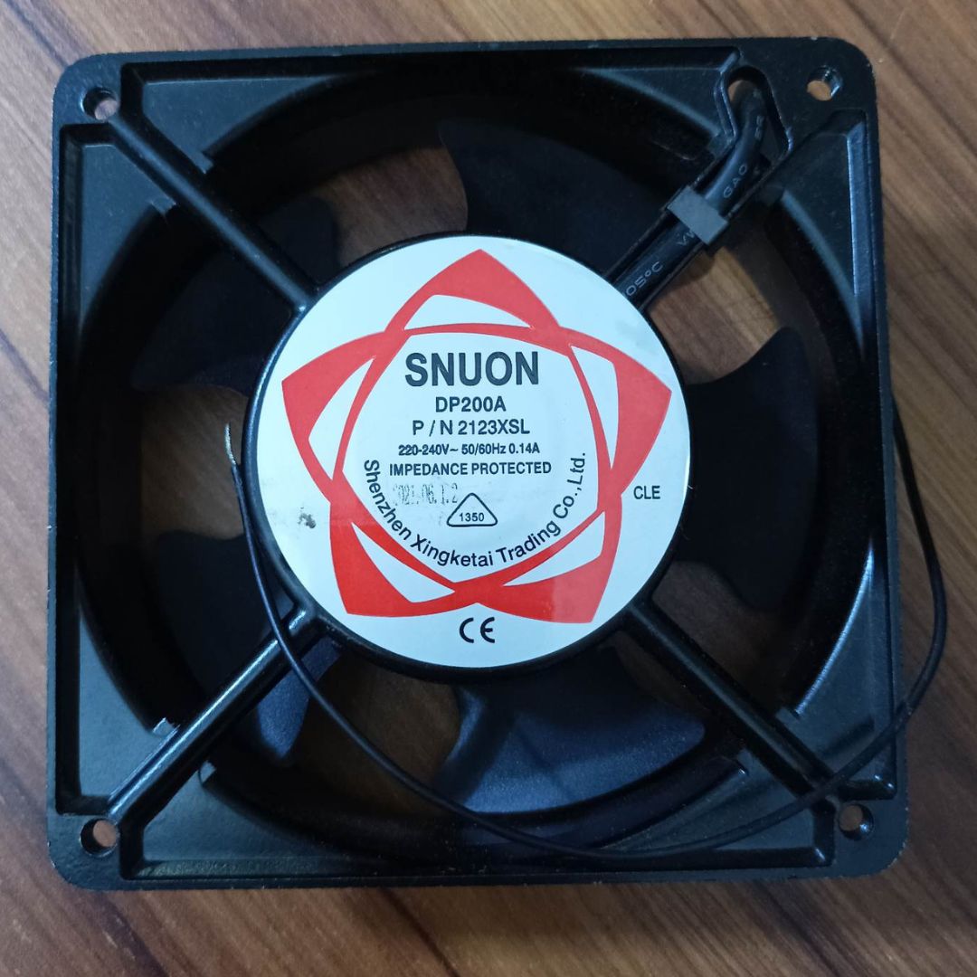 5 Inch AC Cooling Fan Metal Body Rotary Fan AC 220V 24W 0.15Amp Mini ...