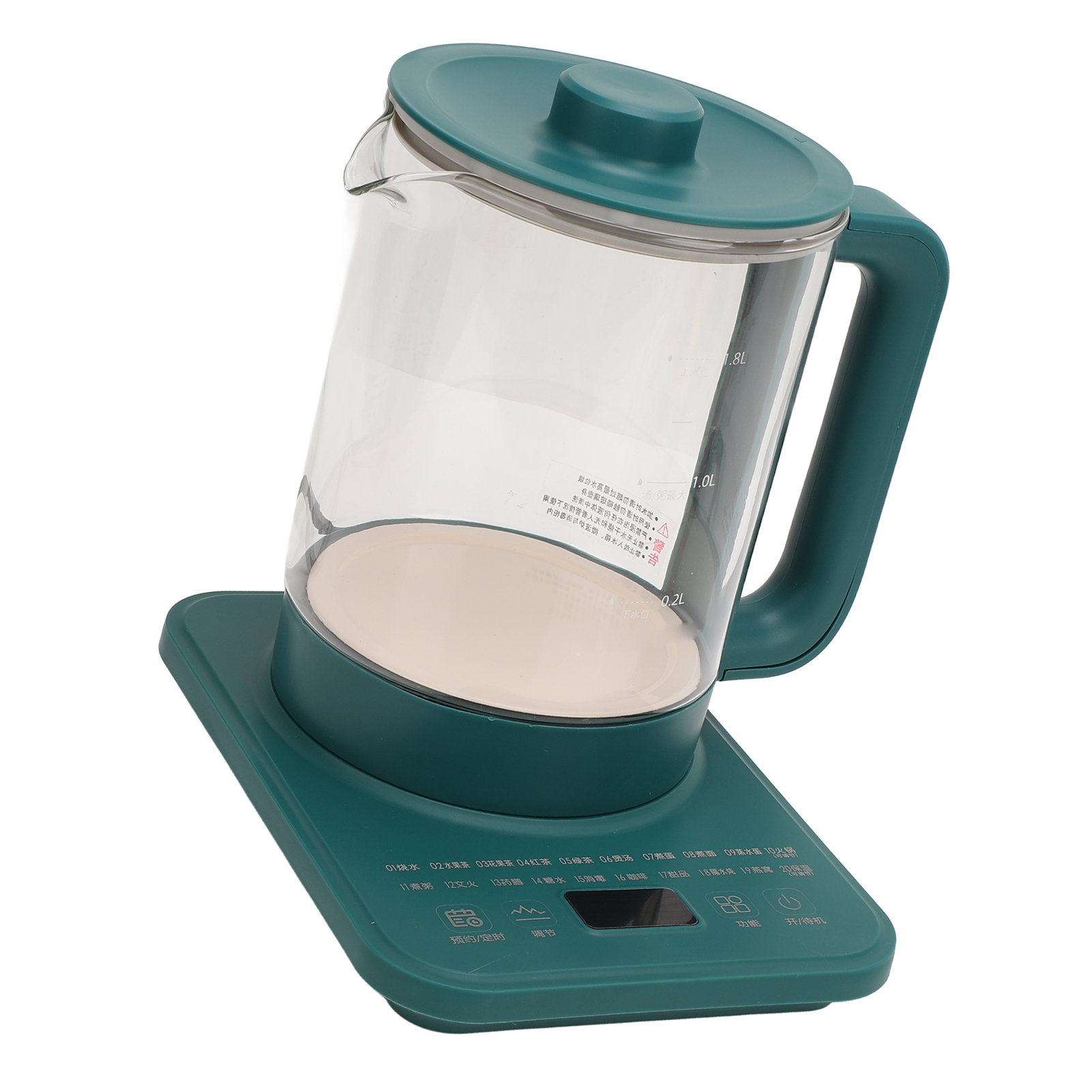 Tea Maker Coffee Kettle Electric Tea Kettle 800W 20 Smart Presets with ...