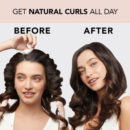 Heatless hair curler, long short hair sleep curler, overnight satin ...