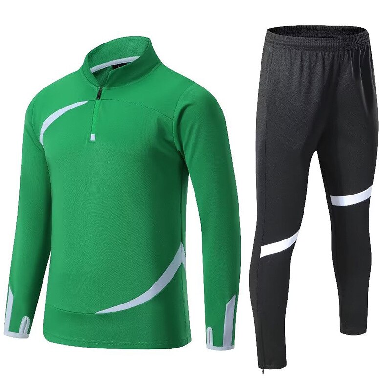 Men Sportswear Set Soccer Jersey Kids Football Training Clothes Male ...